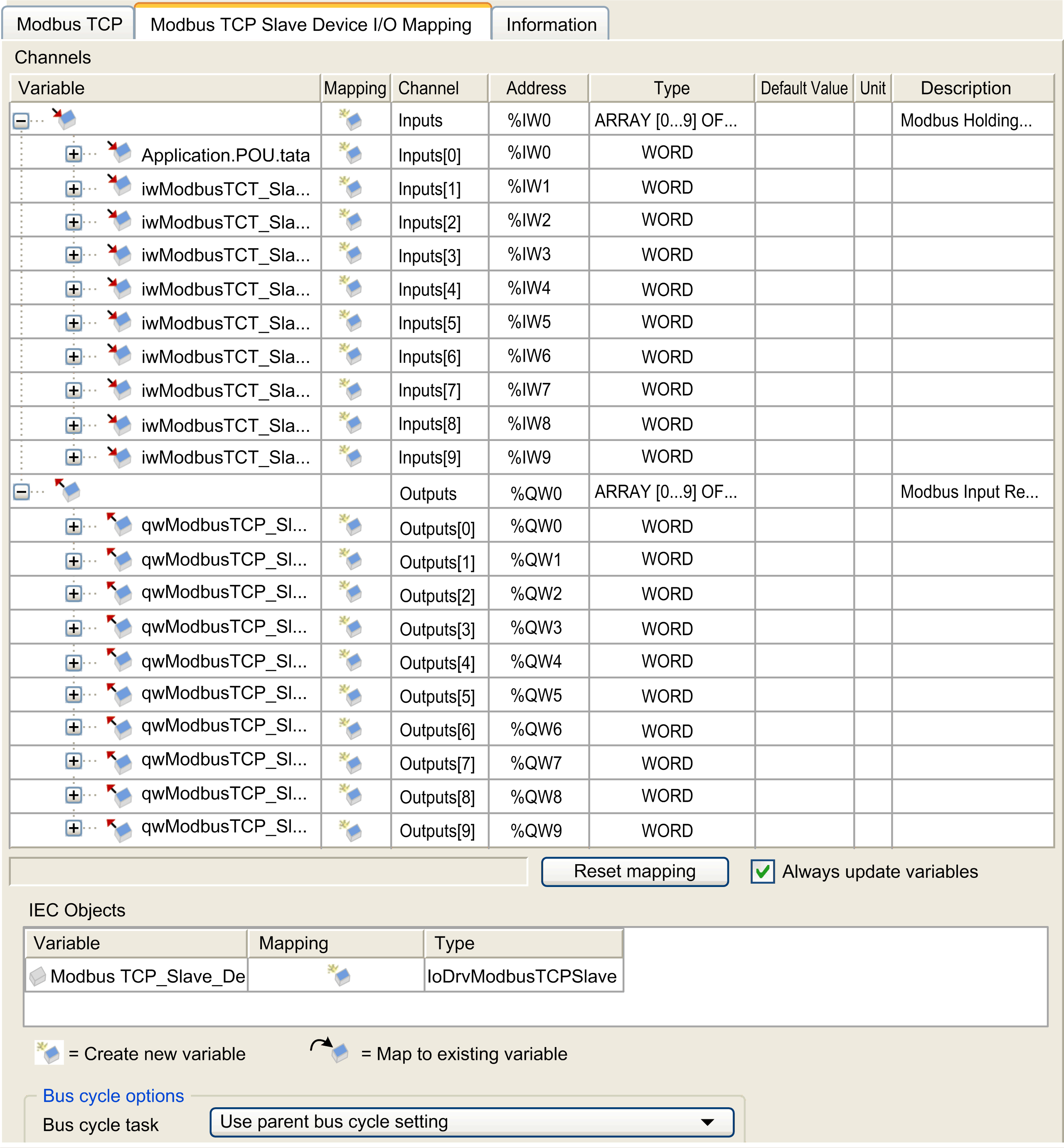 M241 Logic Controller as a Slave Device on Modbus TCP